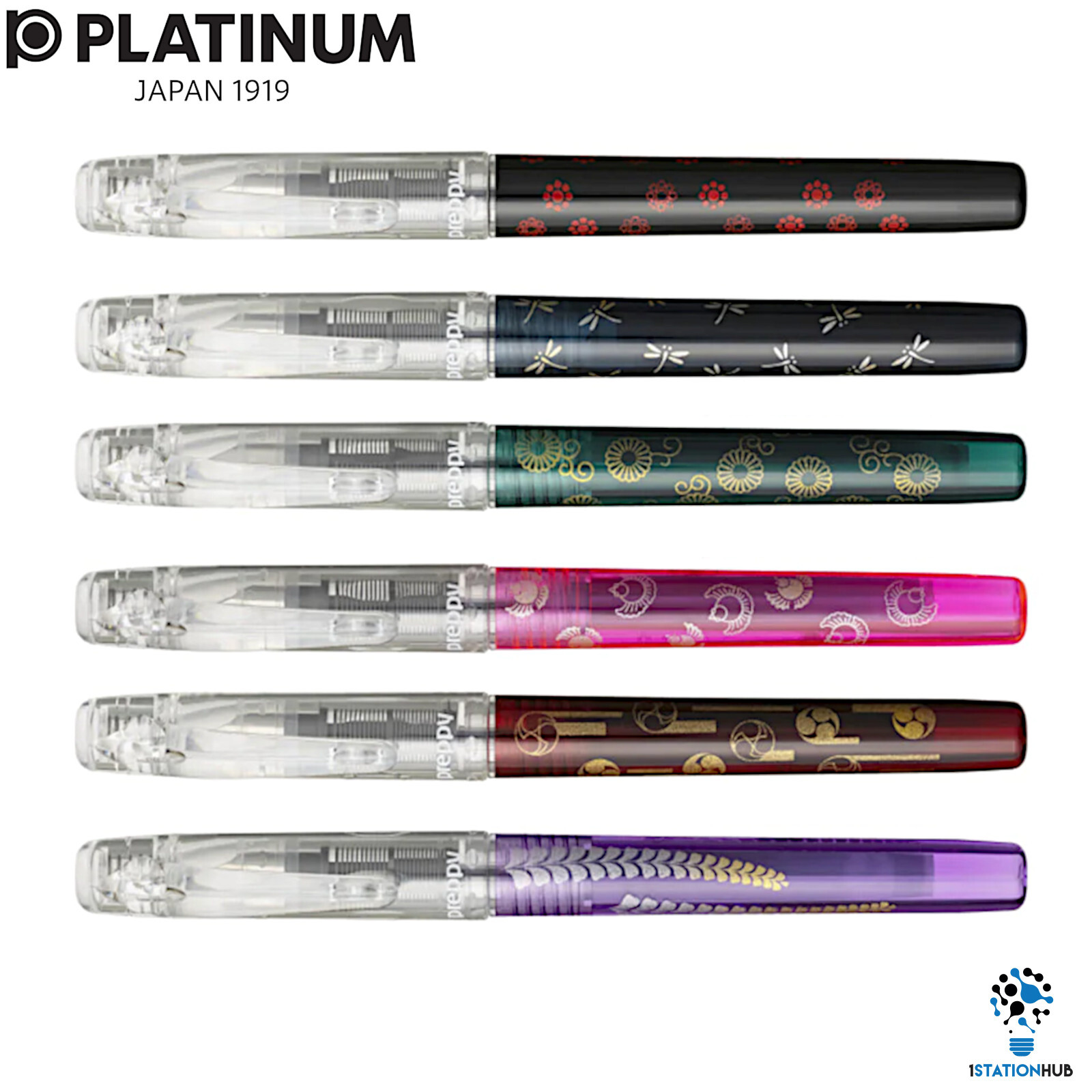 Platinum Preppy WA Modern Maki-e Fountain Pen - Black Ink | Office Stationery | eBay