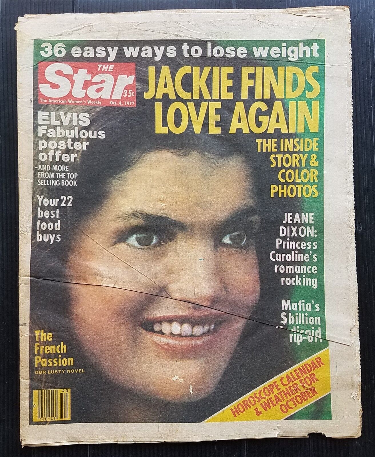 Vintage Star Magazine Oct 4, 1977 36 Ways to Lose Weight Jackie Kennedy ...