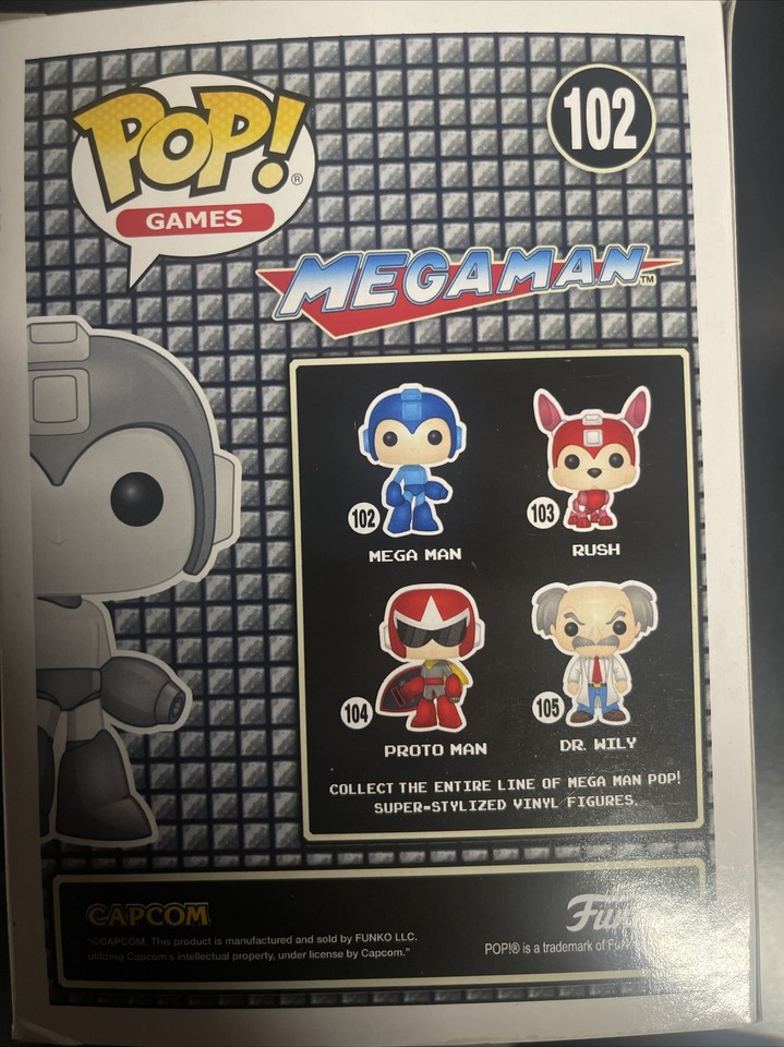 FUNKO POP ! MEGA MAN RETRO 102 GAMESTOP EXCLUSIVE P02 | eBay
