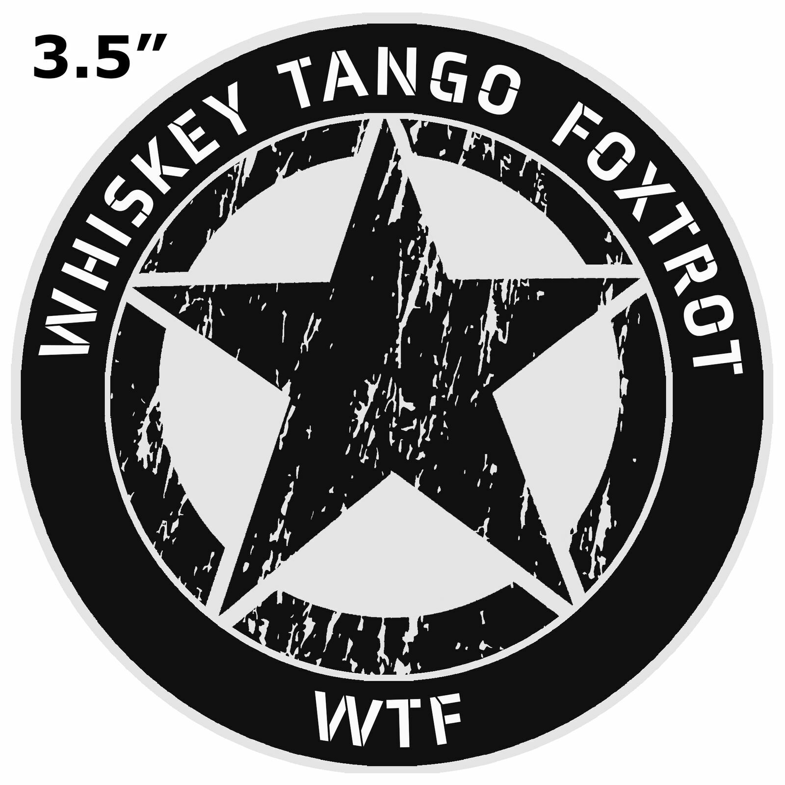 Whiskey Tango Foxtrot WTF - Car Truck Window Bumper Graphic Vinyl ...