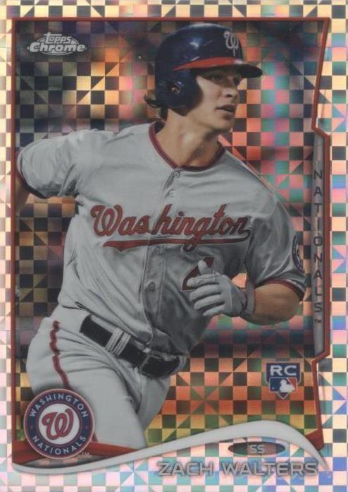 2014 Topps Chrome - Zach Walters #62 X-Fractor (RC) for sale online | eBay