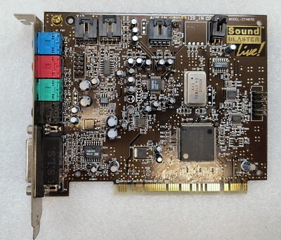 Creative Sound Blaster Live! PCI (CT4670) Sound Card 724303383607| eBay