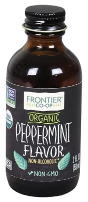 Frontier Nat Prod Co-Op Organic Peppermint Flavor Alcohol Free 1 Each 2 ...