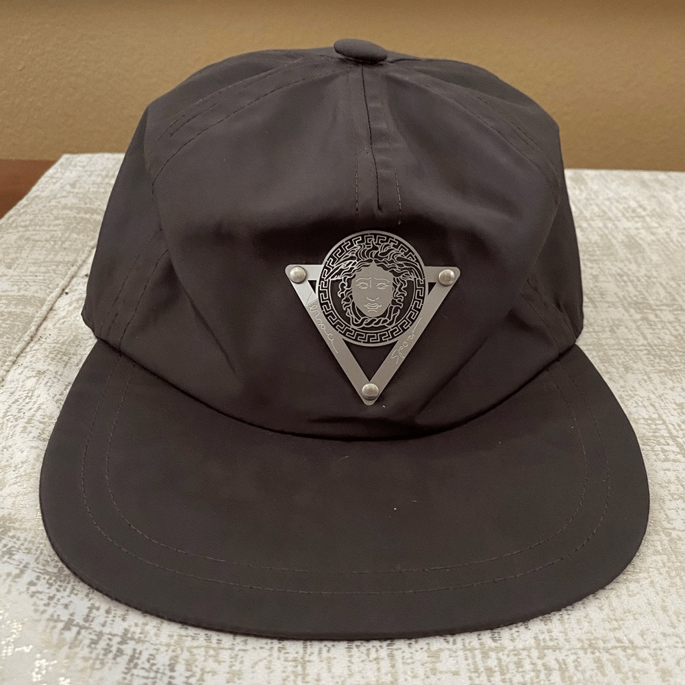 Versace Sport Chocolate Brown Medusa Logo Flat Bill H… - Gem