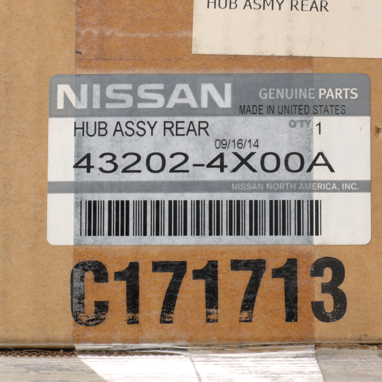 Genuine+Nissan+OEM+43202-4x00a+Hub+ASSY+Rear+432024X00A for sale online ...