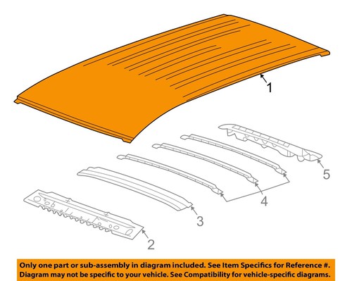 GM OEM Roof Panel 84437282 | eBay