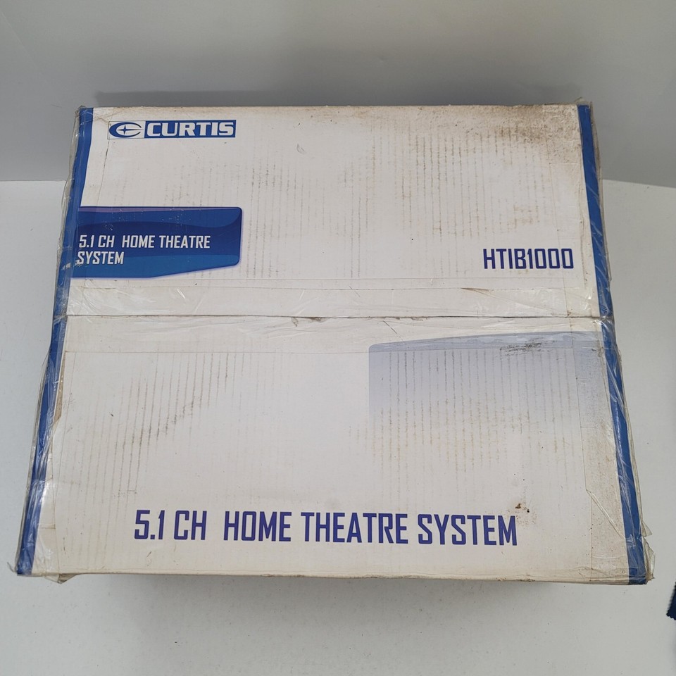 Curtis HTIB1000 5.1 CH Home Theatre System 5 Speakers & 1 Subwoofer New ...