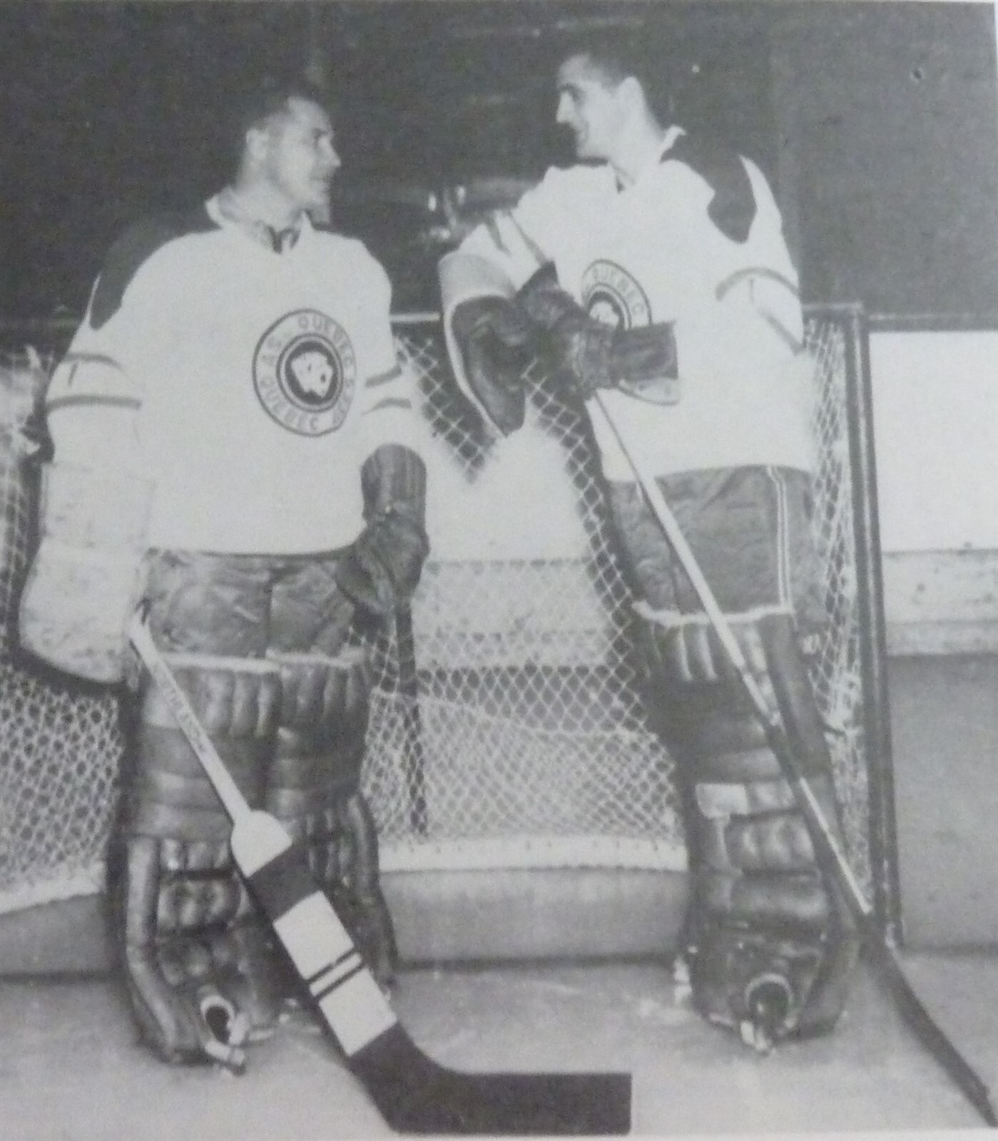 NHL HOCKEY PHOTO PRINT GERRY MCNEIL CLAUDE BABA DUFOUR GOALIES QUEC ...