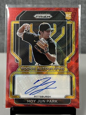 2022 Panini Prizm Red Wave /75 Hoy Park Jun #RA-HP Rookie Auto RC | eBay