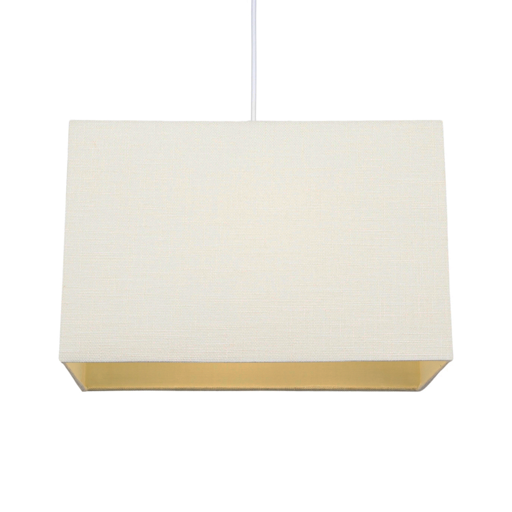 Rectangular Linen Lamp Shade