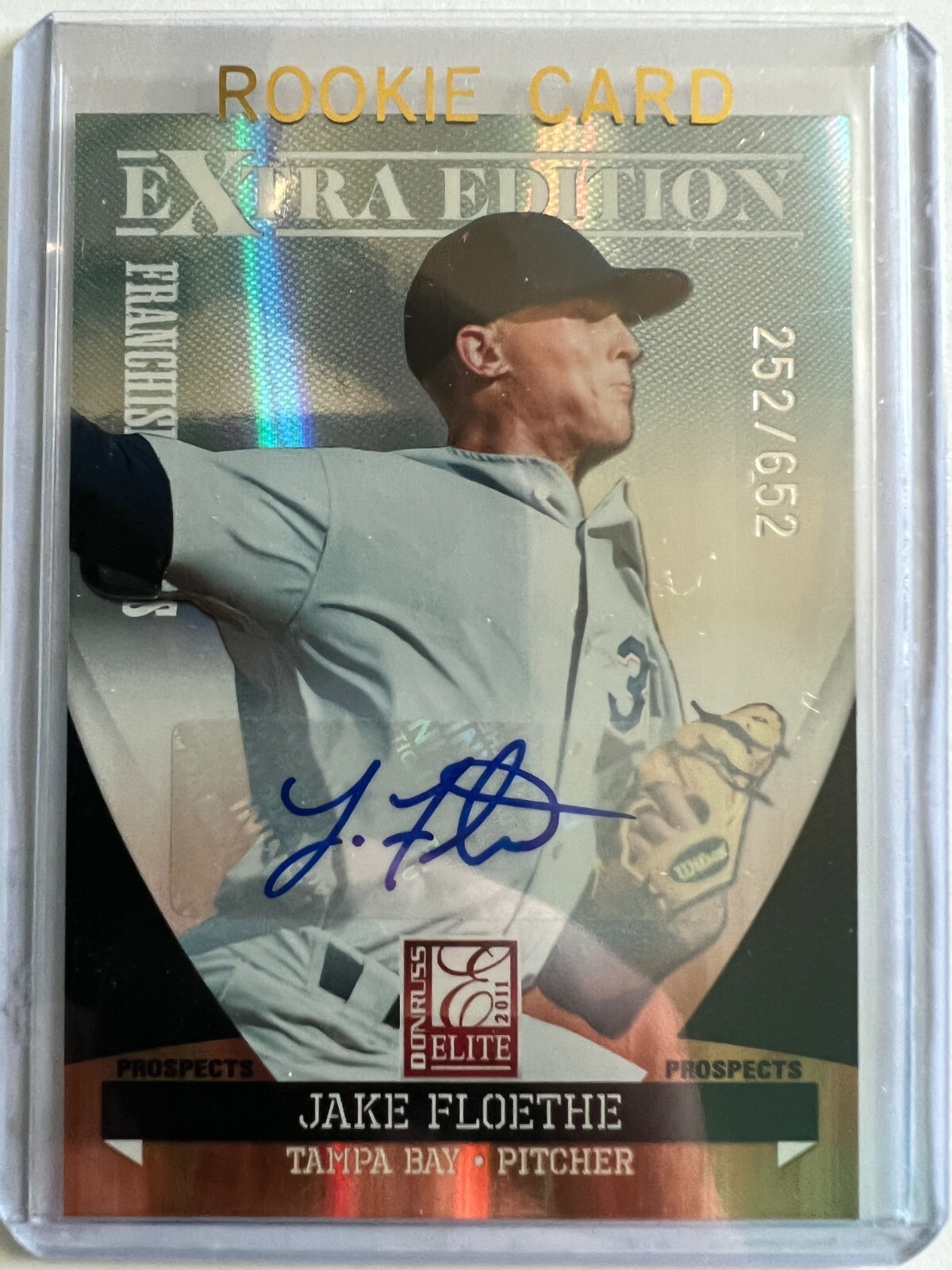 A107,335 - 2011 Donruss Elite Extra Franchise Auto #88 Jake Floethe/652 ...