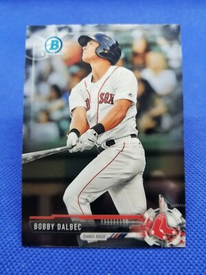 2017 Bowman Draft Chrome BOBBY DALBEC Baseball card BOSTON RED SOX #BDC ...