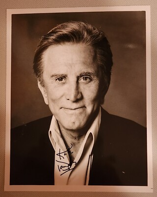 🎬Kirk Douglas Actor Signed Autographed B&W 8x10 Photo | eBay