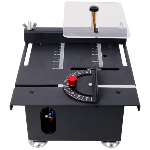 100W Mini Table Saw Adjustable Speed Angle 16MM Cut Depth Wood Plastic ...