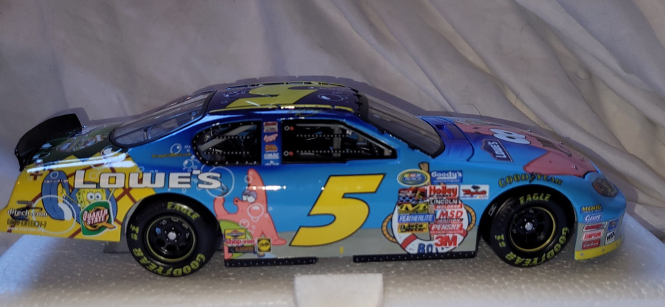 Kyle Busch 2004 Spongebob Squarepants 1:24 Action Die Cast LTD EDT ...