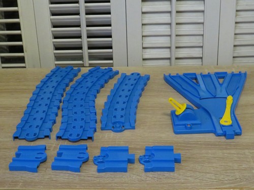 Thomas & Friends Trackmaster TOMY Blue Track 3-Way Triple Switch ...