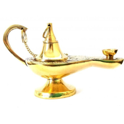 Christian Orthodox Bronze Table Vigil Oil Lamp Aladdin Genie Magic Lamp ...