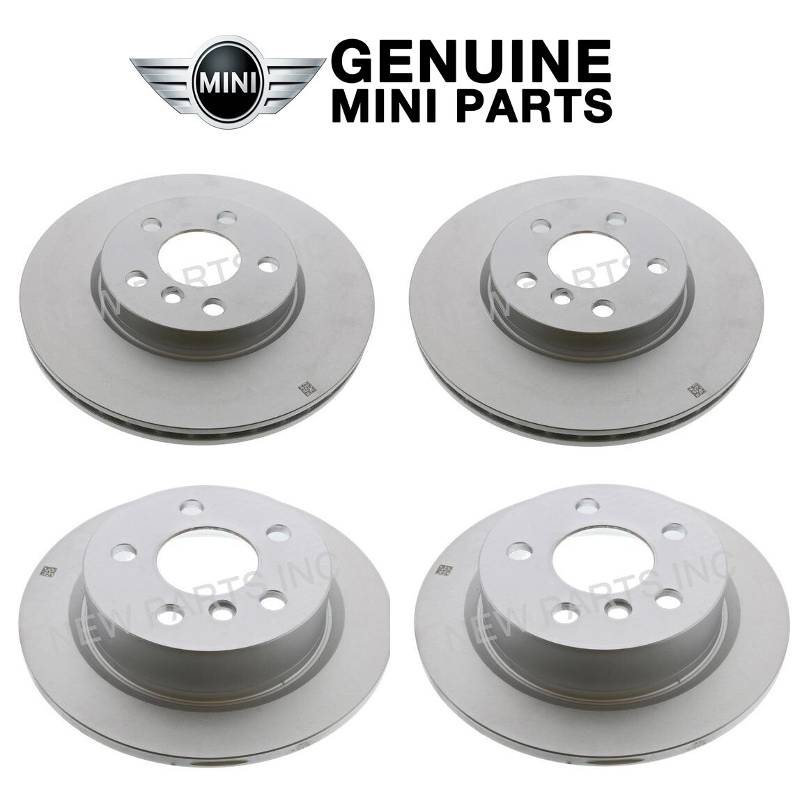 Genuine Front and Rear Disc Brake Rotors Kit For Mini F55 F56 Cooper ...