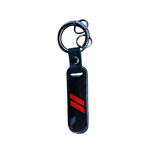Carbon Fiber Red Logo Key Chain Key Ring Keyfob for 300C Charger ...