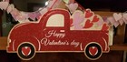 NEW! VALENTINE'S DAY LITTLE RED TRUCK WITH HEARTS SIGN~BIG 15-1/4" LONG ...