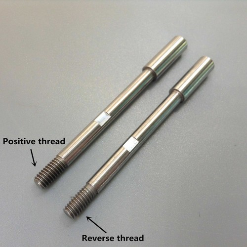 4mm Drive Shaft Positive / Reverse thread Screw Thread & Nut For RC ...
