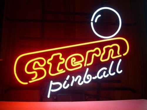 17"x14"Stern Pinball Neon Sign Light Playing Room Wall Hanging ...