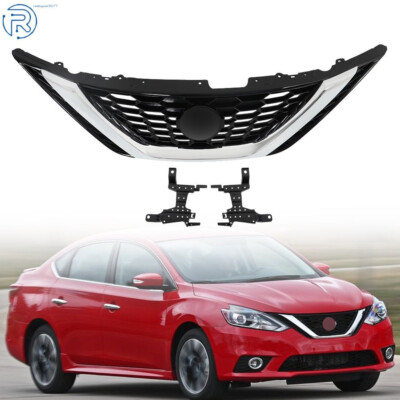 For Nissan Sentra 2016 2017 2018 Grill Front Bumper Upper Grille 62310 ...