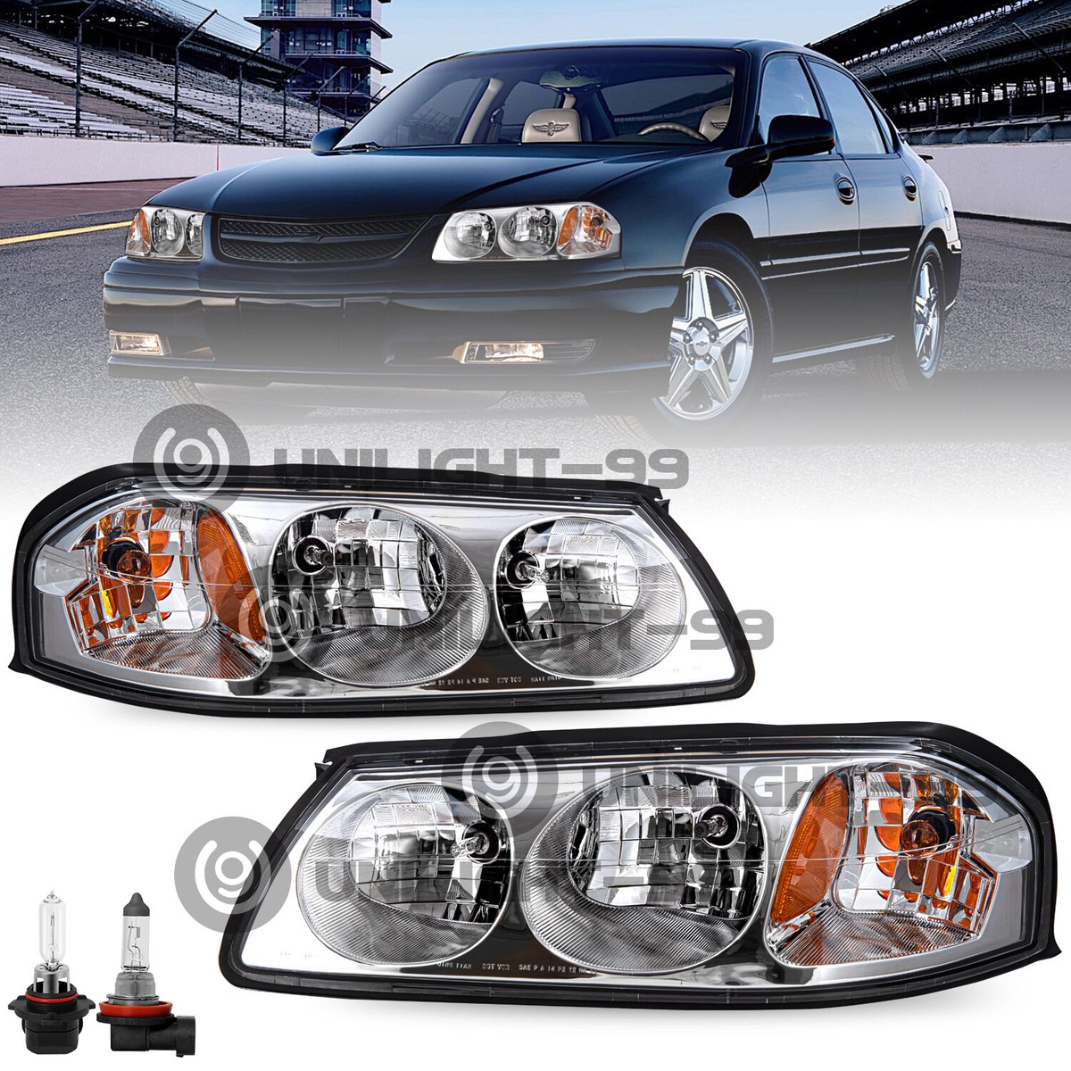 2004 Impala Headlamps 2004 Chevrolet Impala Headlight Assembly