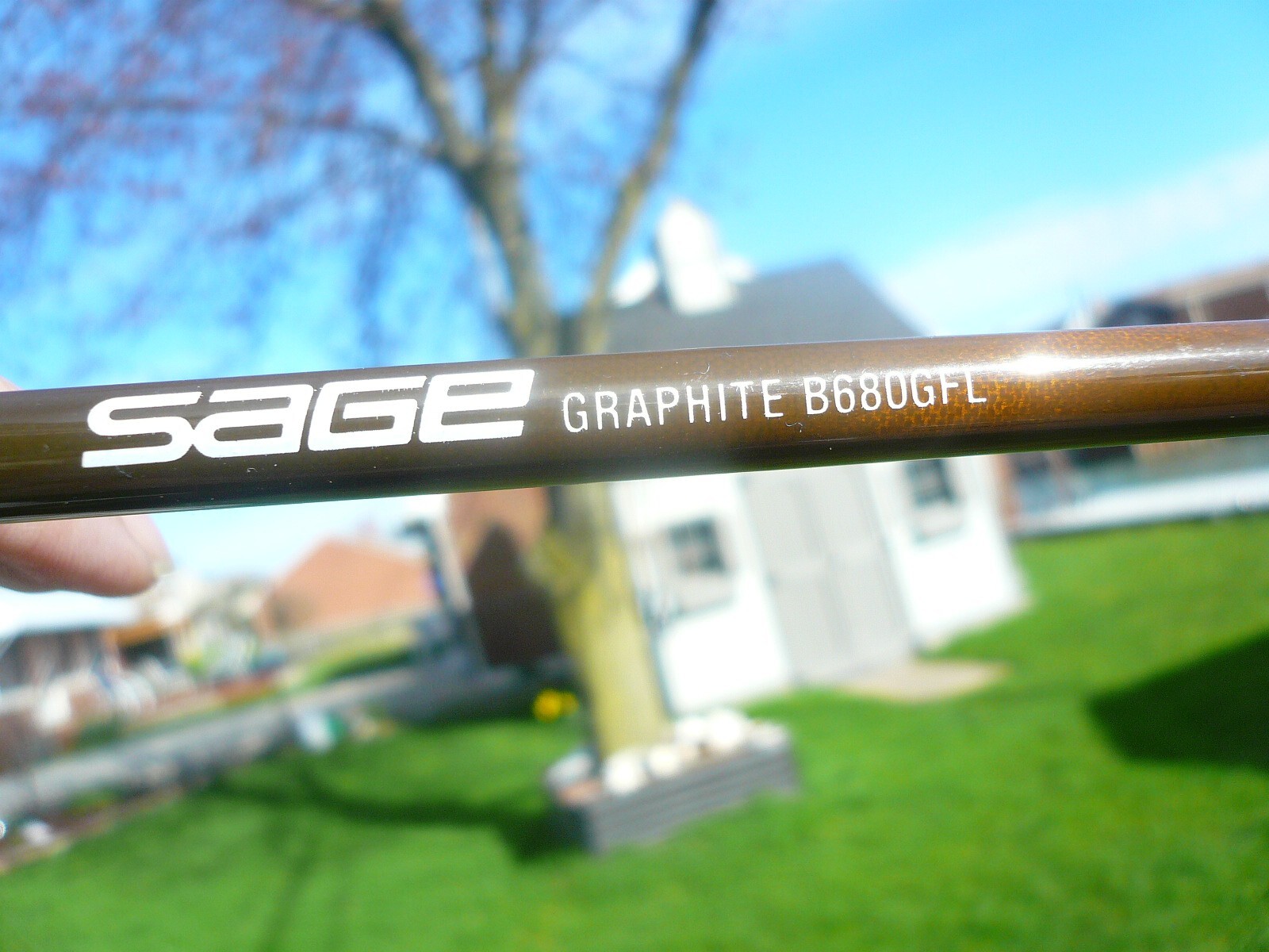 SAGE FLY ROD 6 WT. 8 FT MODEL B680GFL FIRST GENERATION 2 PIECE ,TUBE ...