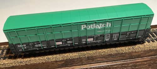 Walthers Proto HO Potlatch D&NE 114 56’ Thrall All-Door Box Car Green ...