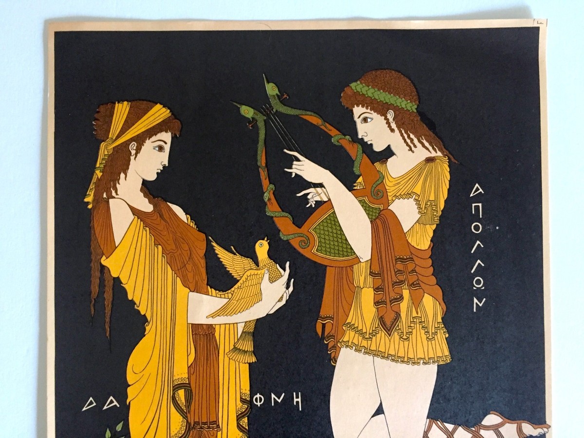 Daphne Mythology Apollo And Daphne , Attributed To Pierre Mignard