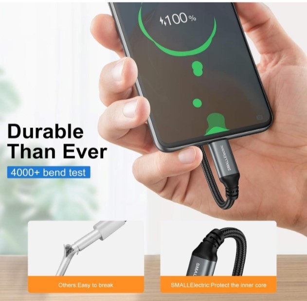 Braided USB to C Charging Data Cable Cord for iPhone 17 16 Pro Max 15 ...