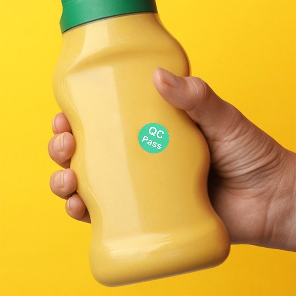 1000 Pcs Security Sticker Electrical Stickers Adhesive Pass Labels ...