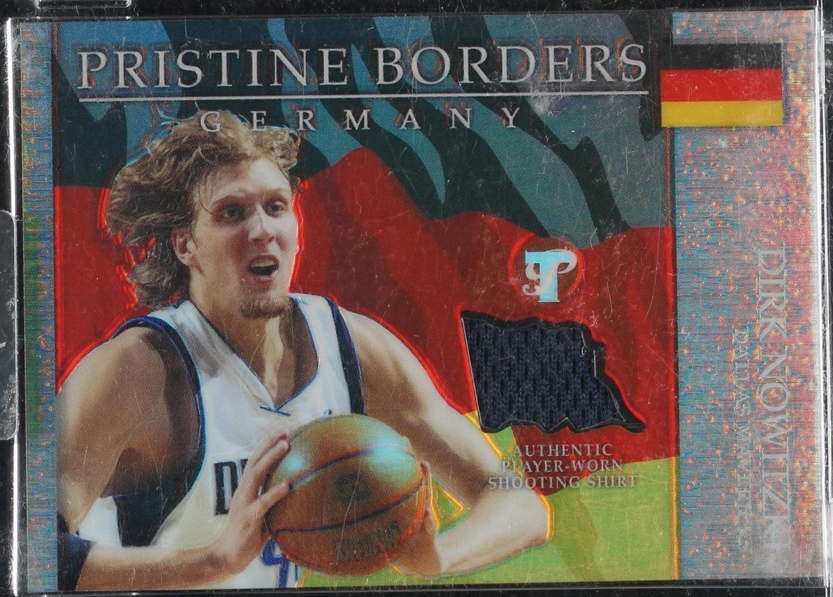 2003-04 Topps Pristine - Pristine Borders Relics Dirk Nowitzki #PB-DN ...