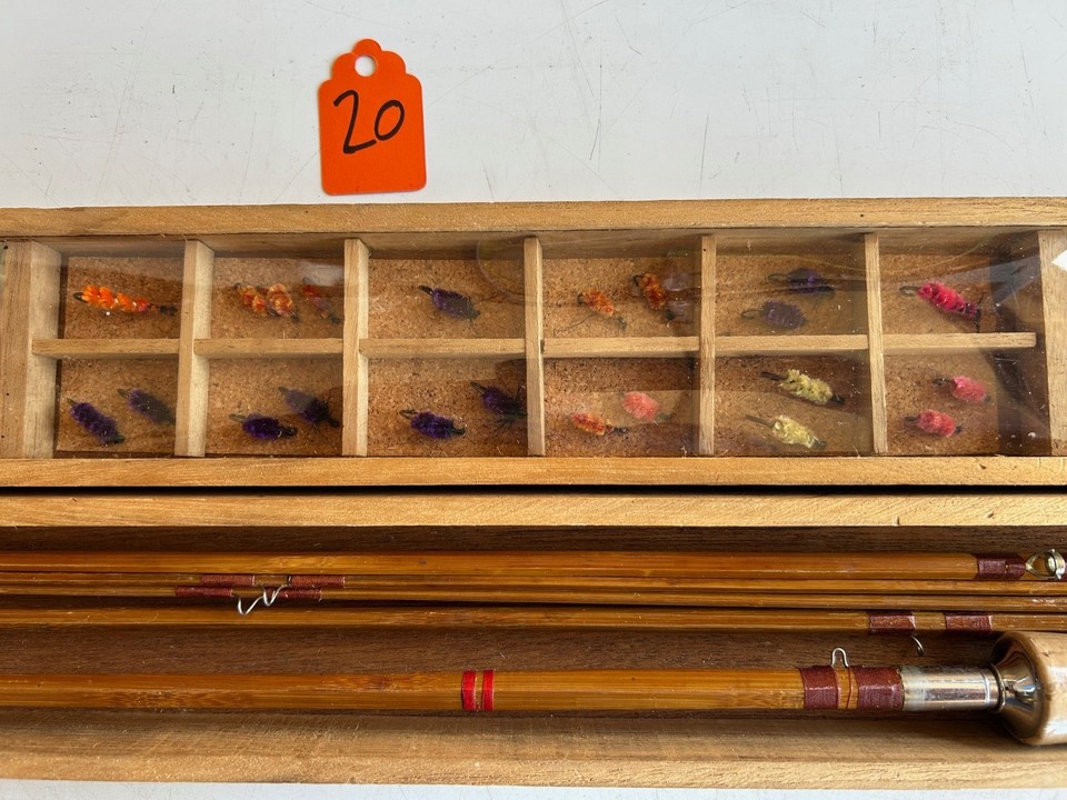 Lot #20 - Vintage Japanese 3 in 1 Universal Fishing Rod Set Kiraku & Co ...