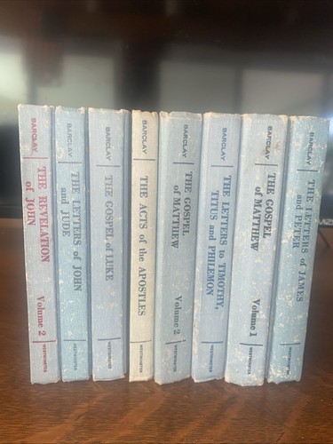 VINTAGE 1950s 8 Volumes The Daily Study Bible Series William Barclay | eBay