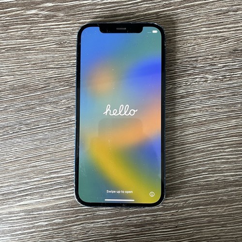 Iphone 12 Navy Blue. Working Cracked | eBay