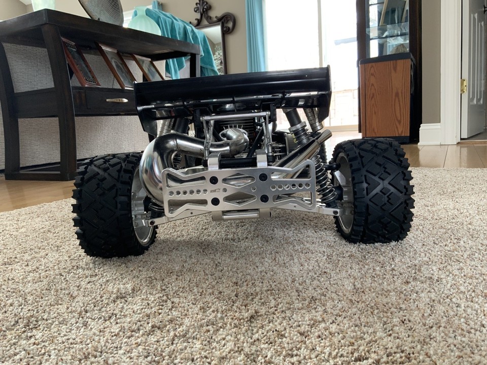 KM 3.0 1/5 Scale Baja Full Custom Build RC Buggy Car Remote Control Gas ...