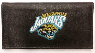 NFL Jacksonville Jaguars Genuine Leather Checkbook Cover, New ...