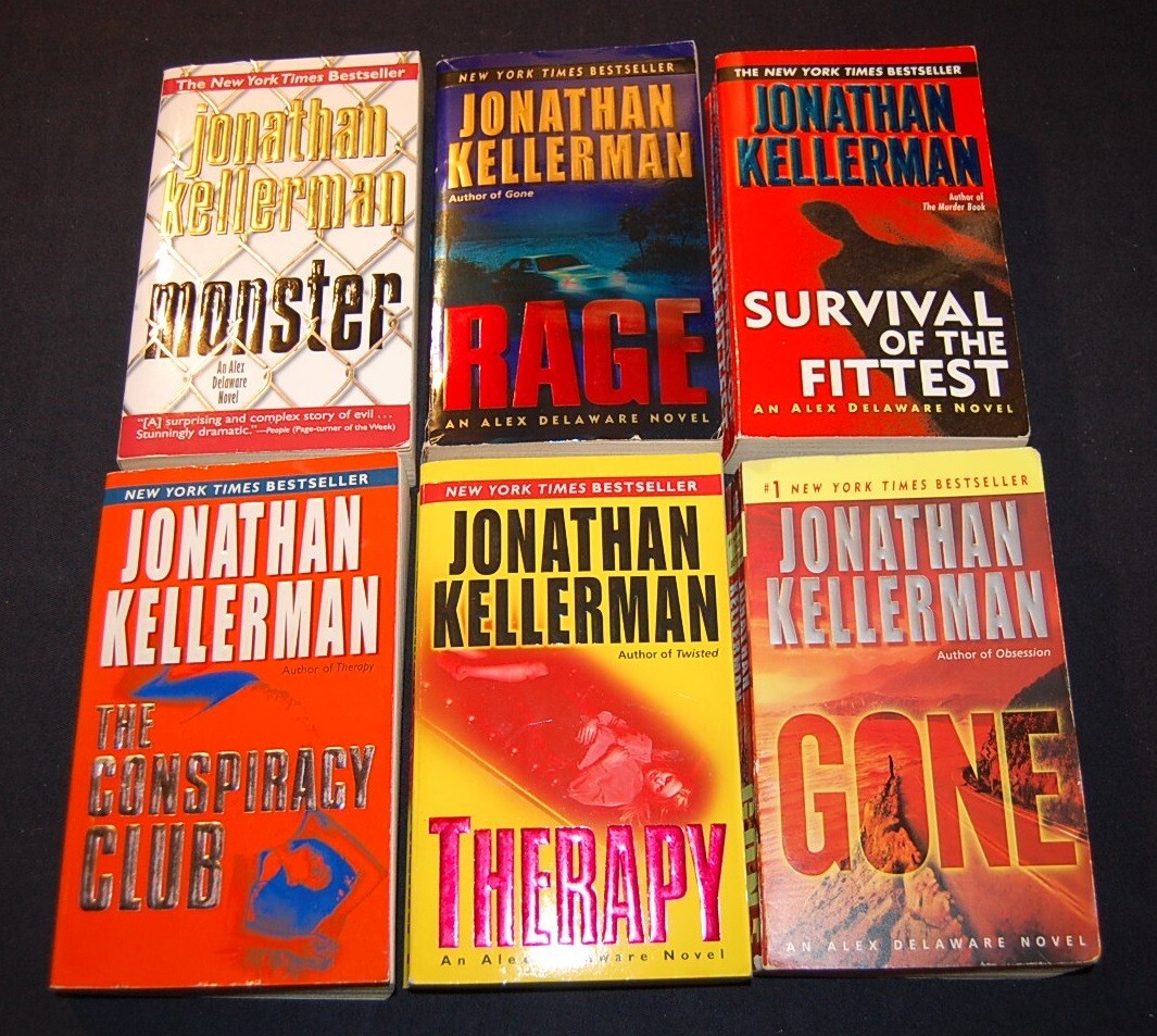 Jonathan Kellerman - Lot of 10 Titles - Paperback - Rage, Clinic, Therapy, Gone | eBay