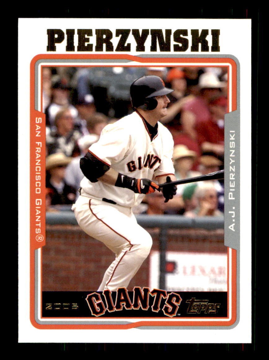 2005 Baseball Topps A.J. Pierzynski San Francisco Giants #197 | eBay