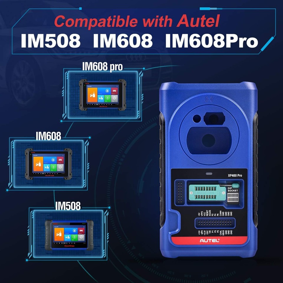 Autel MaxiIM IM508S XP400 PRO IMMO Key PROGRAMMING Tool Auto Diagnostic ...