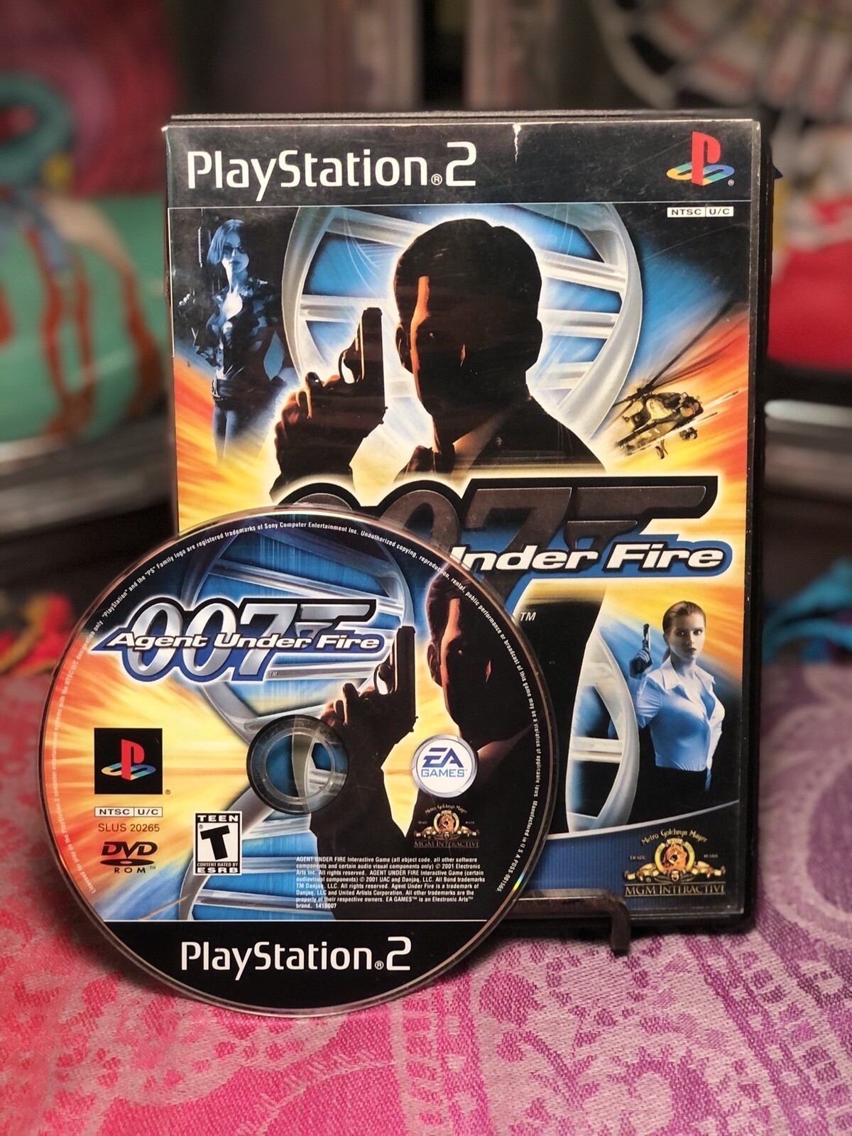 007 Agent Under Fire (PS2) Black Label Complete and Tested - Sony ...