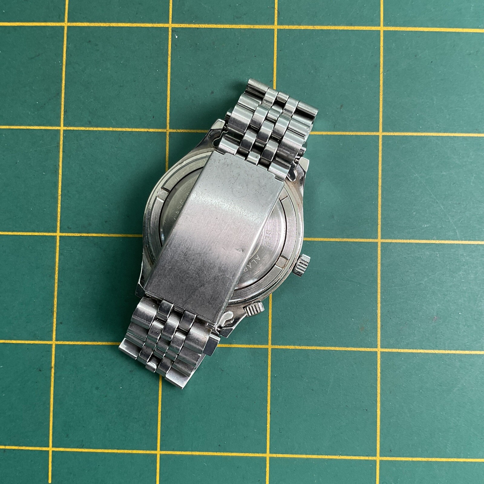Vintage GRACE FABLIAU 4H ALARM HAND WIND STAINLESS MENS WATCH FOR ...
