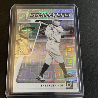 2021 Donruss Babe Ruth Dominators Vector Parallel #DOM-3 Yankees Insert ...