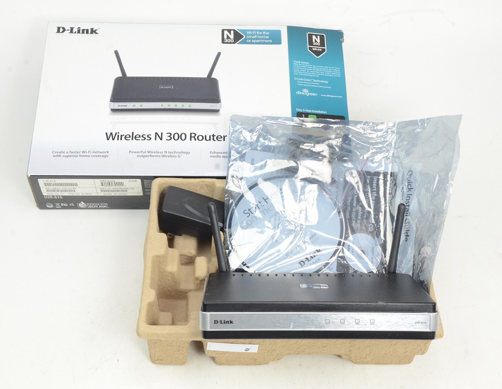 JUNK DRAWER LOT G - WIRELESS WI-FI ROUTERS, MODEM, HD ANTENNA - LINKSYS ...
