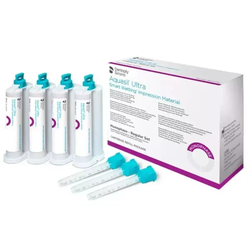 DENTSPLY AQUASIL ULTRA Monophase Reg. set Impression material VPS 4X50 ...