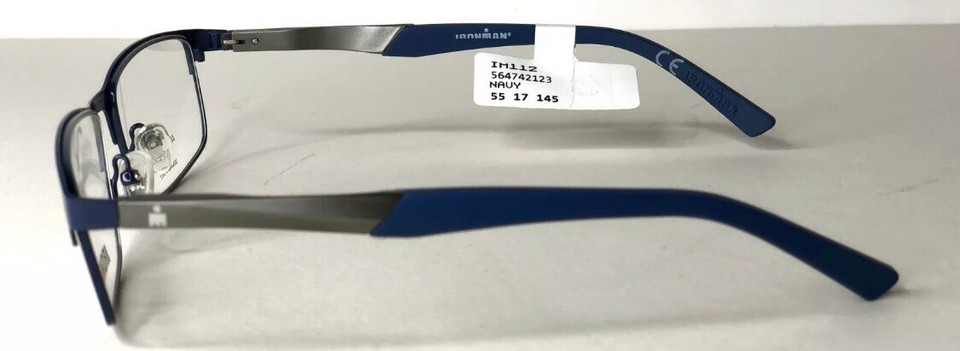 Ironman Blue im 112 Im112 Men’s Eyeglasses Frame 55-17-145 (Tag $76) | eBay