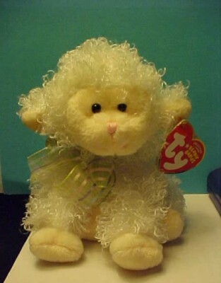 Floxy the soft white Easter lamb Ty Beanie Baby with tag | eBay