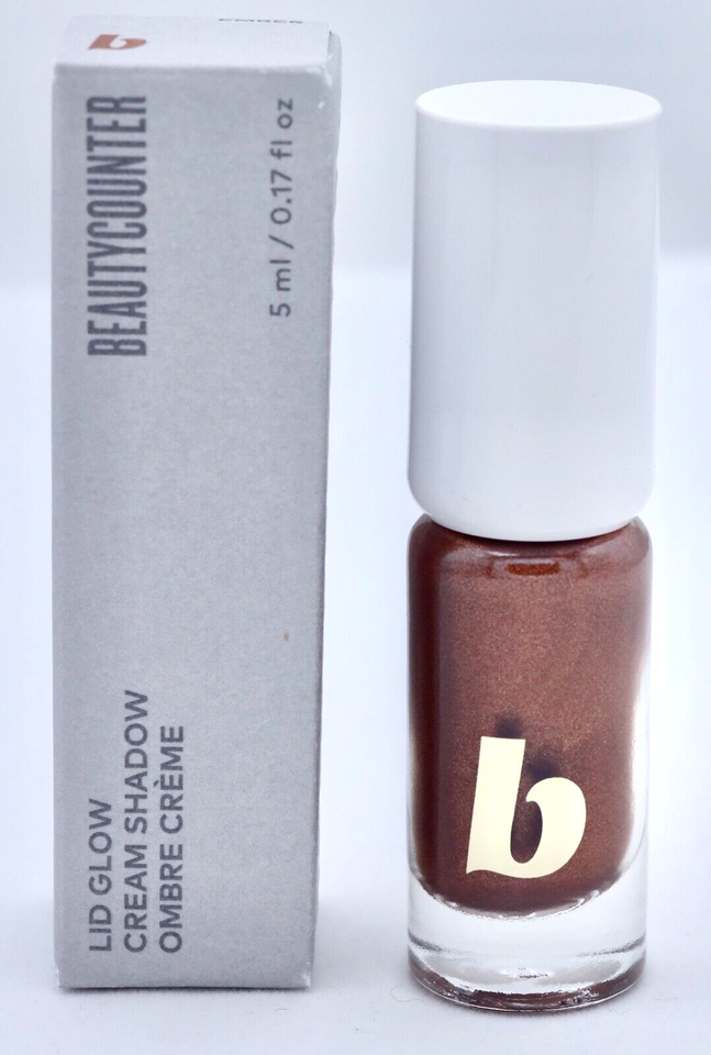Beautycounter Lid Glow Cream Shadow in Ember Shimmering Deep Bronze NIB ...